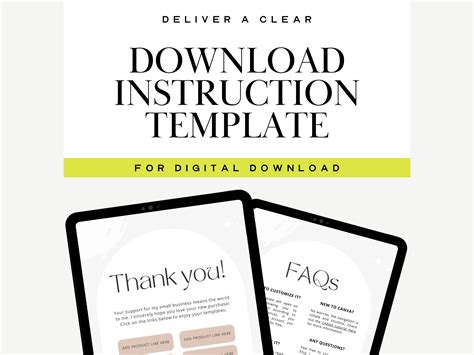 Digital Download Template For Etsy Sellers Share Digital Product