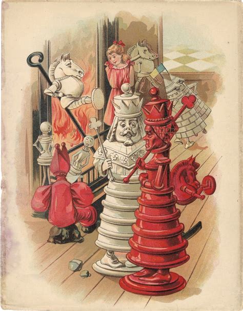 2 Alice In Wonderland Victorian Era Illustrations From Rare 1898