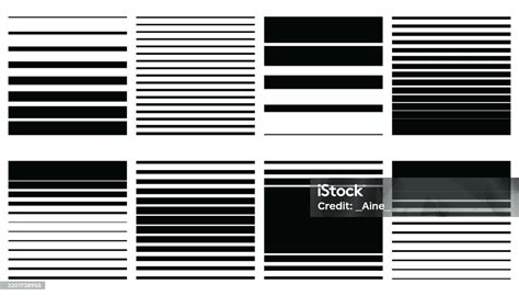 추상적인 줄무늬 이음새가 없는 하프톤 패턴 또는 테두리가 설정되어 있습니다 블랙 팝 아트 그라데이션 그래픽 디자인 요소 음영 선형 패턴 컬렉션 0명에 대한 스톡 벡터 아트