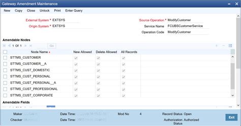 maintenance for oracle flexcube universal banking