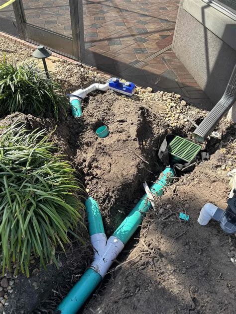 Downspout Drainage Installation • Sunrise Drainage