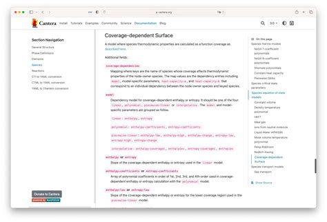 cantera 3 0 website coverage dependent surface species documentation · issue 1579 · cantera