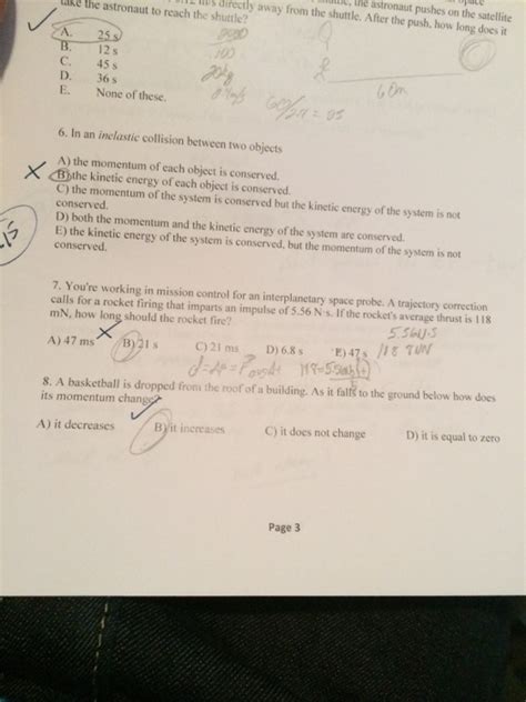 solved in an inelastic collision between two objects the