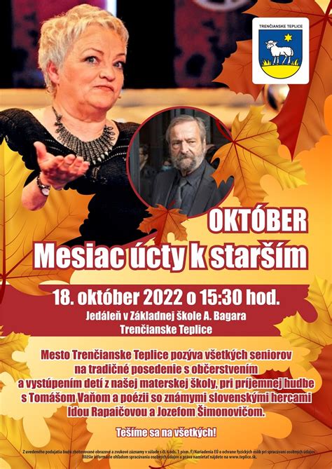 Október Mesiac úcty K Starším Trenčín Región