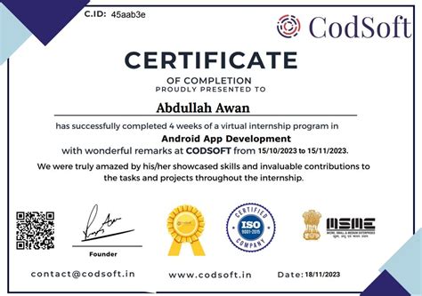 Cip Flutterdeveloper Mobileappdevelopment Internshipcompletion