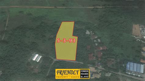 ขายที่ดินใกล้ทะเลสัตหีบ 5 ไร่ 3 งาน 93 ตร ว ฿230 000 000 เฟรนลี่พร๊อพเพอร์ตี้ หัวหิน