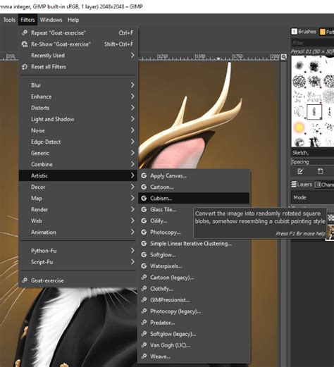 How To Use Filters In Gimp Popular Useful Filters