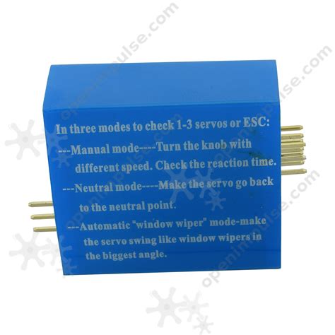 Servo Motor Tester Open ImpulseOpen Impulse