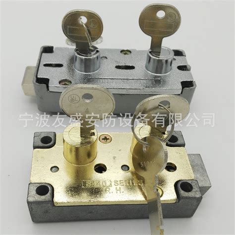 双人开启银行保管箱双头锁机械钥匙锁主客双钥匙可变双头锁st 07 阿里巴巴