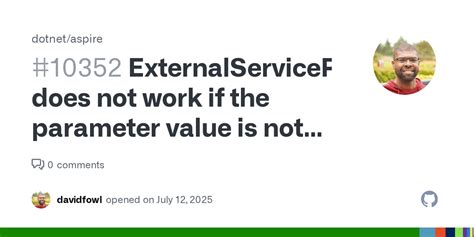 Externalserviceresource Does Not Work If The Parameter Value Is Not Set · Issue 10352 · Dotnet