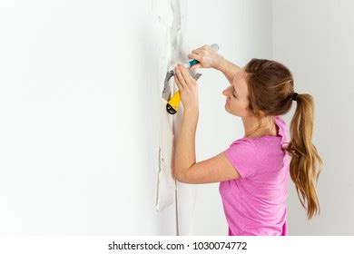 Remove Old Wallpaper Stock Photo 1030074772 Shutterstock