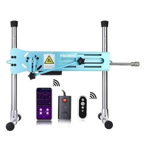 Pro 1 Sex Machine Smart App Avec Gode Et Télécommande Bleu Hismith®