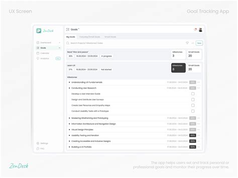 Ux Goal Tracking App By Alexandr Lisovski On Dribbble