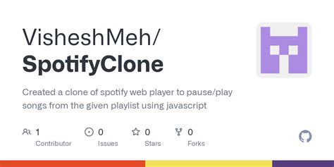 GitHub VisheshMeh SpotifyClone Created A Clone Of Spotify Web Player