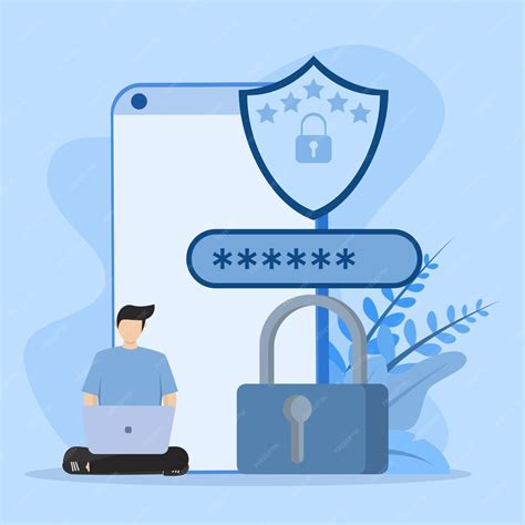 Premium Vector 2 Step Authentication Illustration Concept Secure
