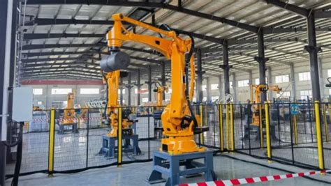 An Automated Industrial Robot Palletizing Robot Arm With Smooth Motion Palletizing Robot And