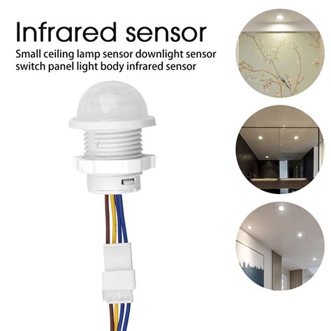 Auto Sensor LED Light Switch Infrared Motion PIR Detector 110V 220V Shopee Malaysia