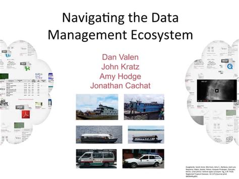 Navigating The Data Management Ecosystem Dan Valen Ppt