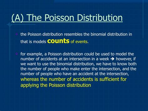 ppt 6 10 discrete random variables the poisson distribution