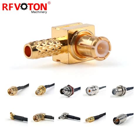 Rf Coaxial Mcx Mmcx Connector Adaptor Termination Pcb Right Angle Male Female Jack Plug Mmcx