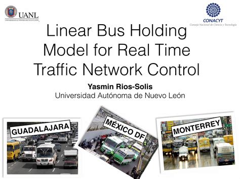 pdf webinar linear bus holding model for real time traffic network control dokumen tips