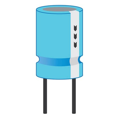 Premium Vector Electrical Capacitor Icon Vector Illustrator Design
