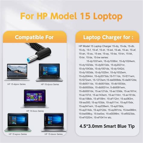 For Hp Model 14 Laptop Charger 14 Dk 14 Dq 14 Dy 14 Df Power Supply