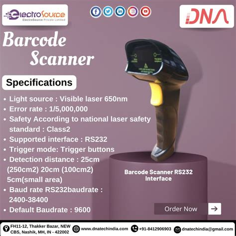 Barcode Scanner Rs232 Interface