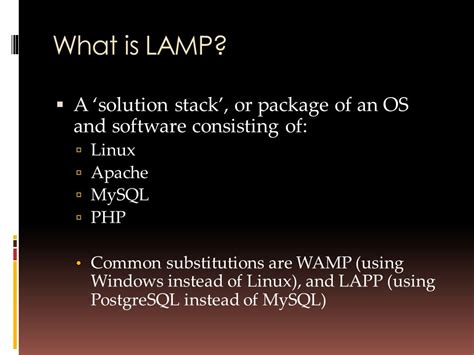 Aaron Corso Cosc Spring What Is Lamp A ‘solution Stack Or Package Of