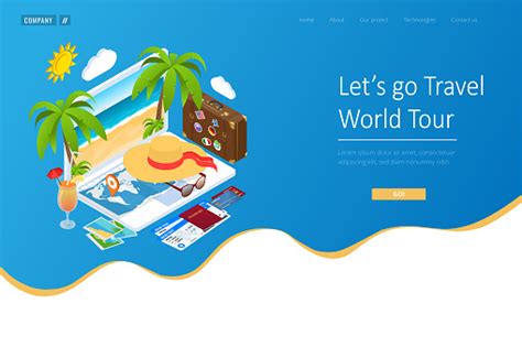 그것은 여름 시간 배너입니다 여름 럭셔리 휴가 수영복을 입은 이소측정 아름다운 소녀가 해변 의자에 앉아 바다 의자에서 셀카를 찍습니다 여행 주제에 대한 스톡 벡터 아트 및