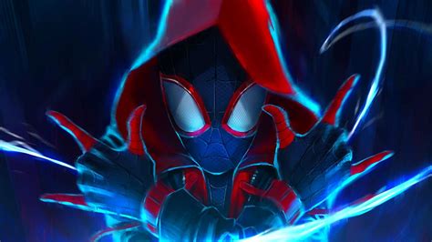 Miles Morales Falling Wallpapers Wallpaper Cave