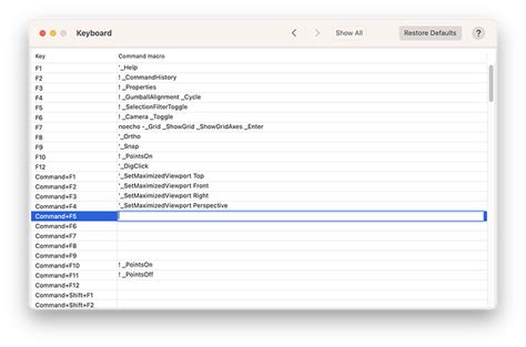 New Ui Keyboard Shortcuts No Button Mac Mcneel Forum