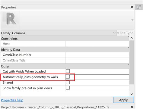 Columns Not Showing Material Autodesk Community