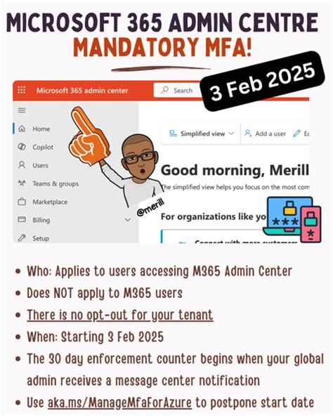 News Mandatory Mfa For Microsoft 365 Admin Center Coming February 3rd 2025 Kurt Shintakus Blog