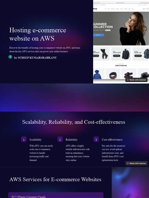 hosting e commerce website on aws pdf amazon web services cloud