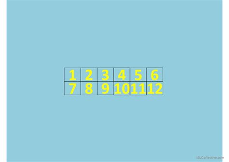 Put The Numbers On The Clock English ESL Powerpoints