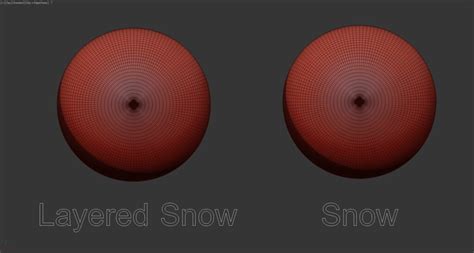 procedural snow shader v 01 distribution of snow through material