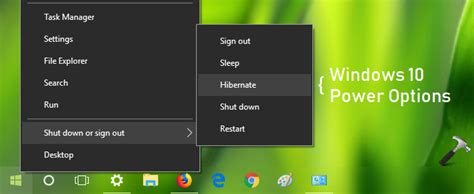 windows 10 sleep vs hibernate vs shut down