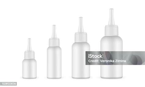 플라스틱 병 드롭퍼 긴 팁 캡과 다양한 크기 흰색 배경에 격리 병에 대한 스톡 벡터 아트 및 기타 이미지 병 에센셜 오일 작은 Istock