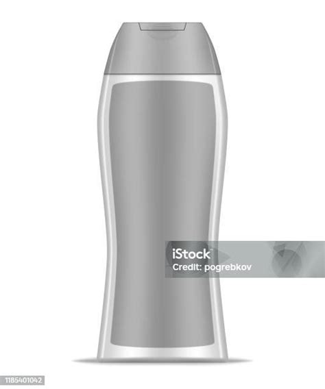 화장품 패키지 현실적인 모형 레이블이있는 빈 흰색 플라스틱 병 벡터 모형 뷰티 제품 팩 디자인을위한 템플릿 0명에 대한 스톡 벡터 아트 및 기타 이미지 Istock