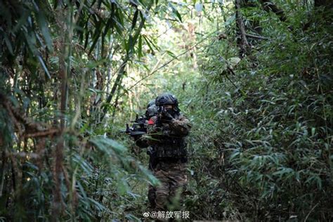 组图：直击山地丛林捕歼演练解放军报新浪财经新浪网
