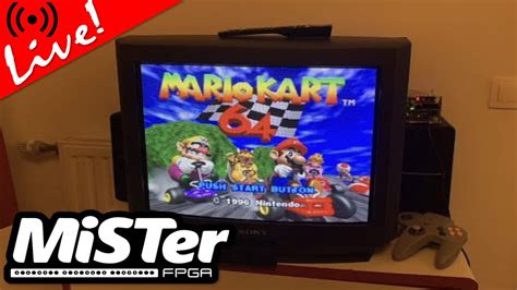 Live On Joue Sur Le Mister Fpga 2 Core N64 Youtube