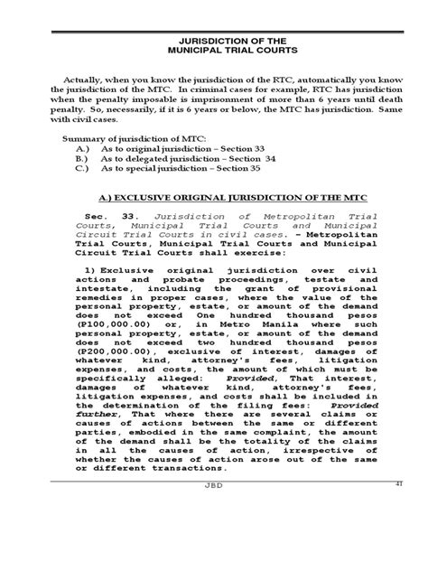 05 Jurisdiction Of The Mtc Joinder Complaint