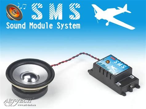 new sound module system set 3u011 to art tech fixed wing rc airplane