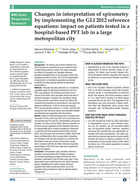 PDF Changes In Interpretation Of Spirometry By Implementing The GLI 2012 Reference Equations