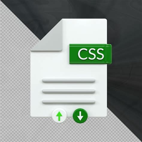 Premium Psd Documents File Format Css Icon 3d Style Ui Icon
