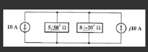 solved calculate the average power generated by each source