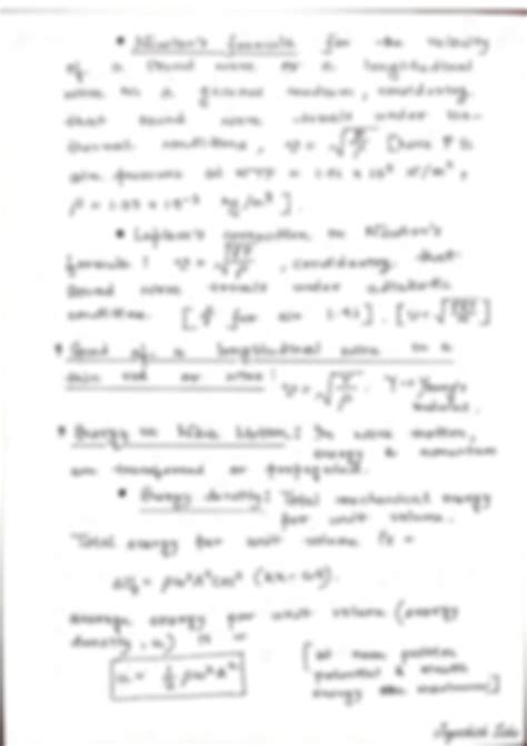 SOLUTION IIT JEE Handwritten Notes Of Waves Waves Motions In Brief Studypool