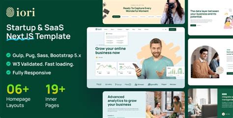 Iori Multipurpose Startup Saas Nextjs Template Clean Codz