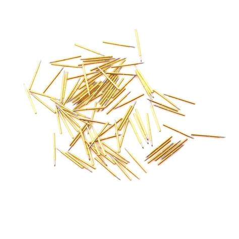 100pcs p75 b1 dia 1 0mm cusp spear spring loaded test probes pogo pins
